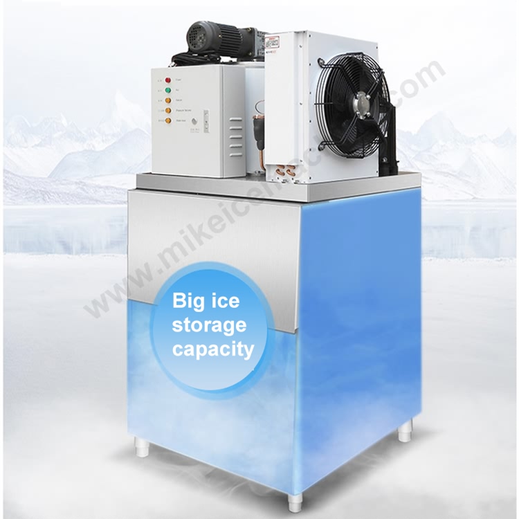 Wholesale 300kg/day flake ice machine + 150kg ice storage bin. factory ...